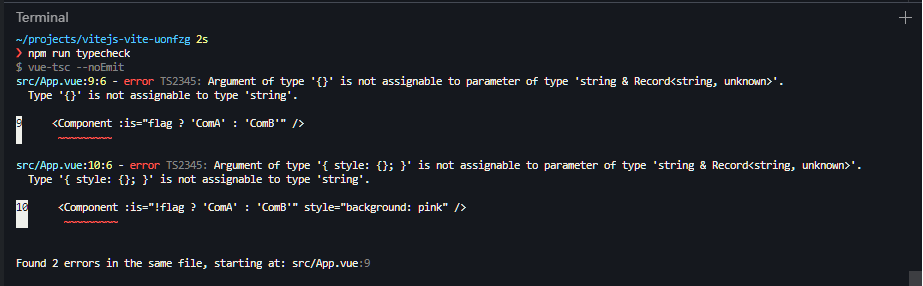 TypeError when using ternary operator in · Issue #2725 · vuejs/language-tools · GitHub