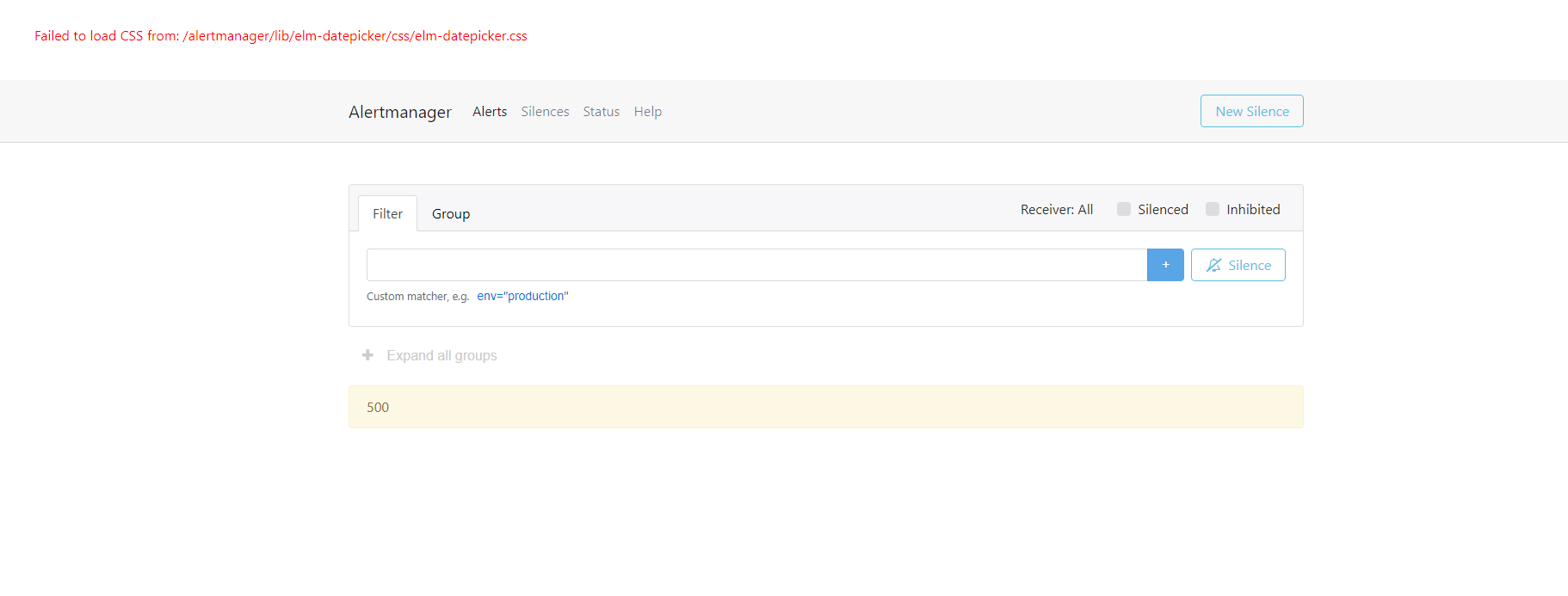 Refused to apply style from because its MIME type ('text/html') is not a supported stylesheet ...