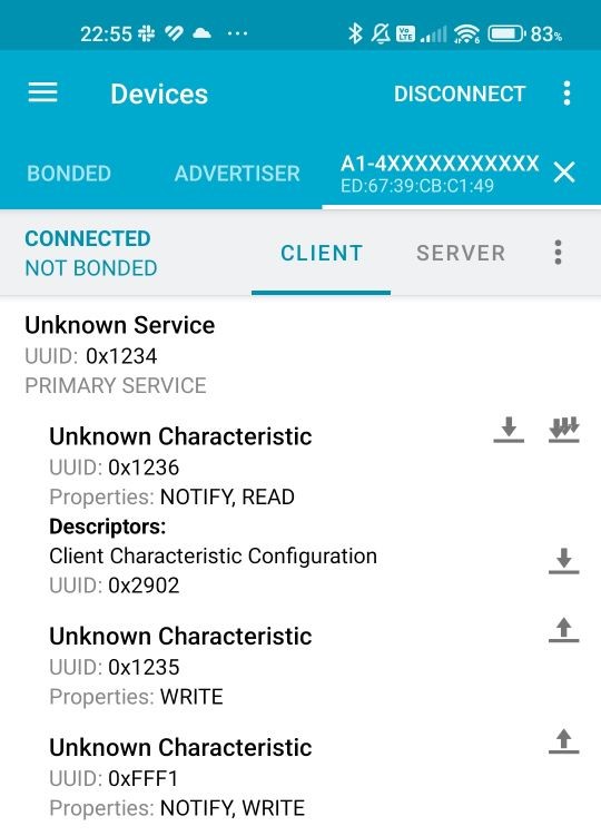 Failure on client->getService()? · Issue #349 · h2zero/NimBLE-Arduino ...