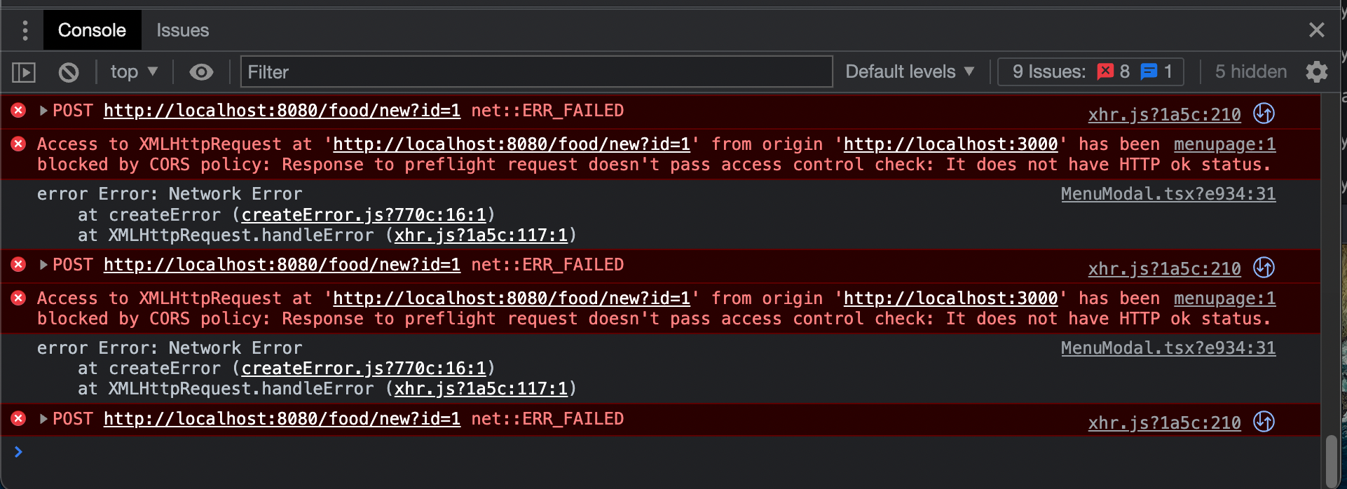 CORS 이슈 · Issue #25 · kpuce2022CD/hummingbird · GitHub