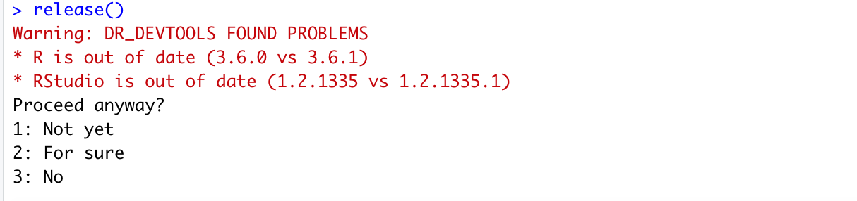 Cran Release Uses Latest Version Not Yet Available · Issue 2071 · R 
