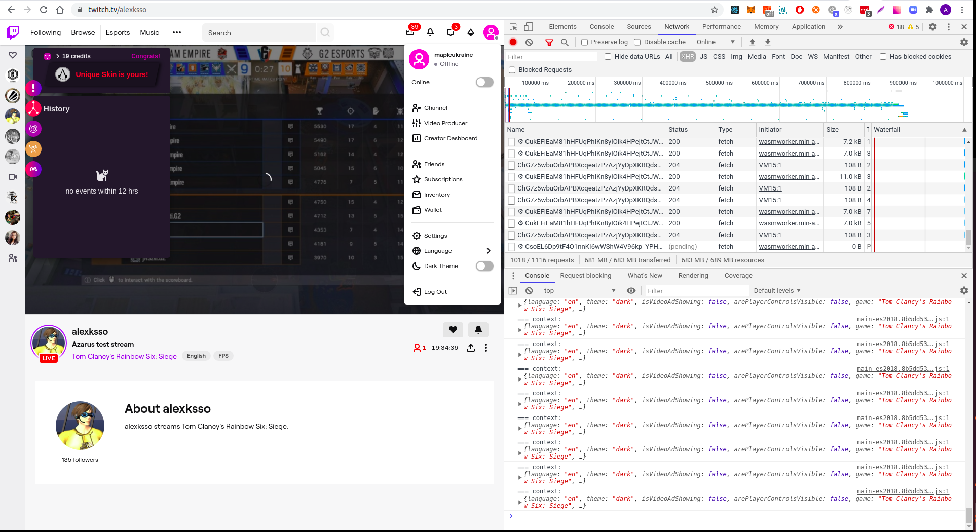 User theme switch doesn't changes the context's theme field · Issue #176 · twitchdev/issues · GitHub