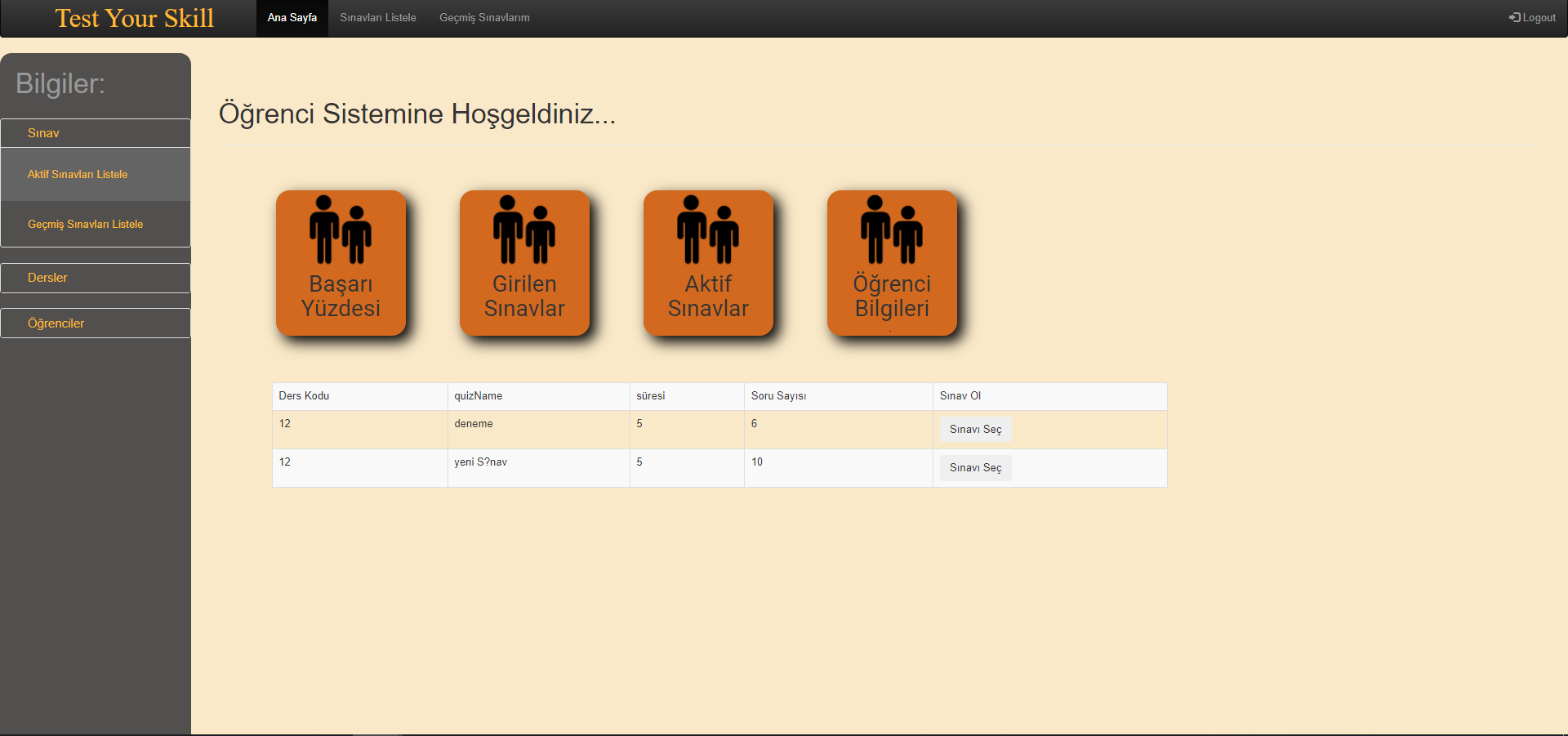 GitHub - ceydatekin/QuizGame: Online Sinav Sistemi