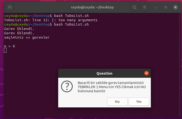 GitHub - ceydatekin/LinuxShellScript-ToDoList: Zenity ve Whiptail ...