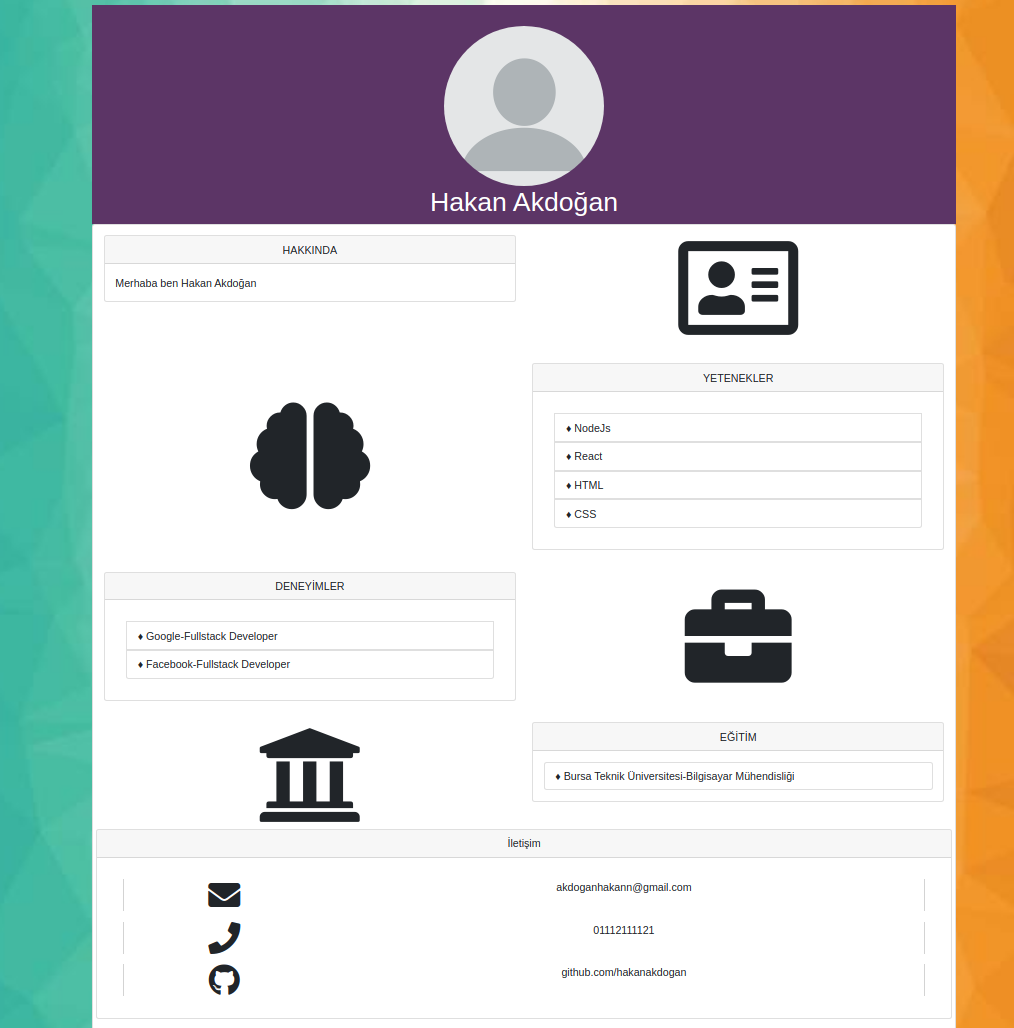 GitHub - hakanakdogan/Zenity-Cv-Maker: Zenity ve Bash kullanarak yaptığım CV oluşturma uygulaması