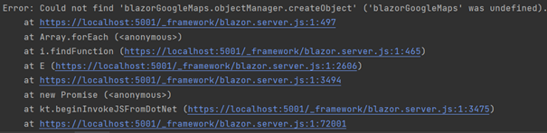 Map is not shown · Issue #231 · rungwiroon/BlazorGoogleMaps · GitHub