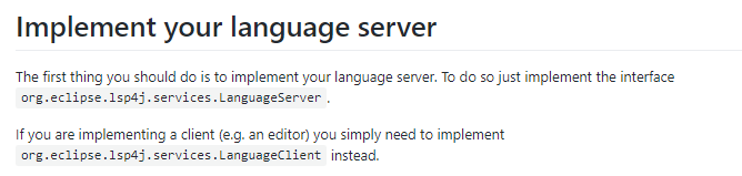 Is there a "Hello world" about how to finish a language server with LSP4J? · Issue #372 ...