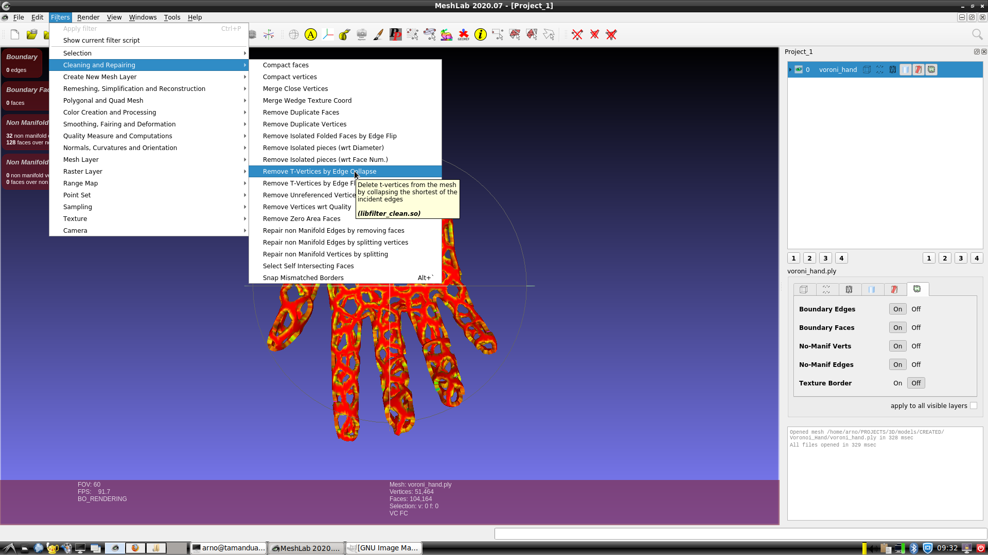 Segmentation fault when applying filter "Remove t-vertices by Edge Collapse" · Issue #821 · cnr ...