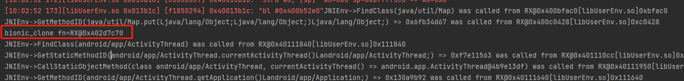 bionic_clone fn=RX@0x402d7c70 · Issue #464 · zhkl0228/unidbg · GitHub