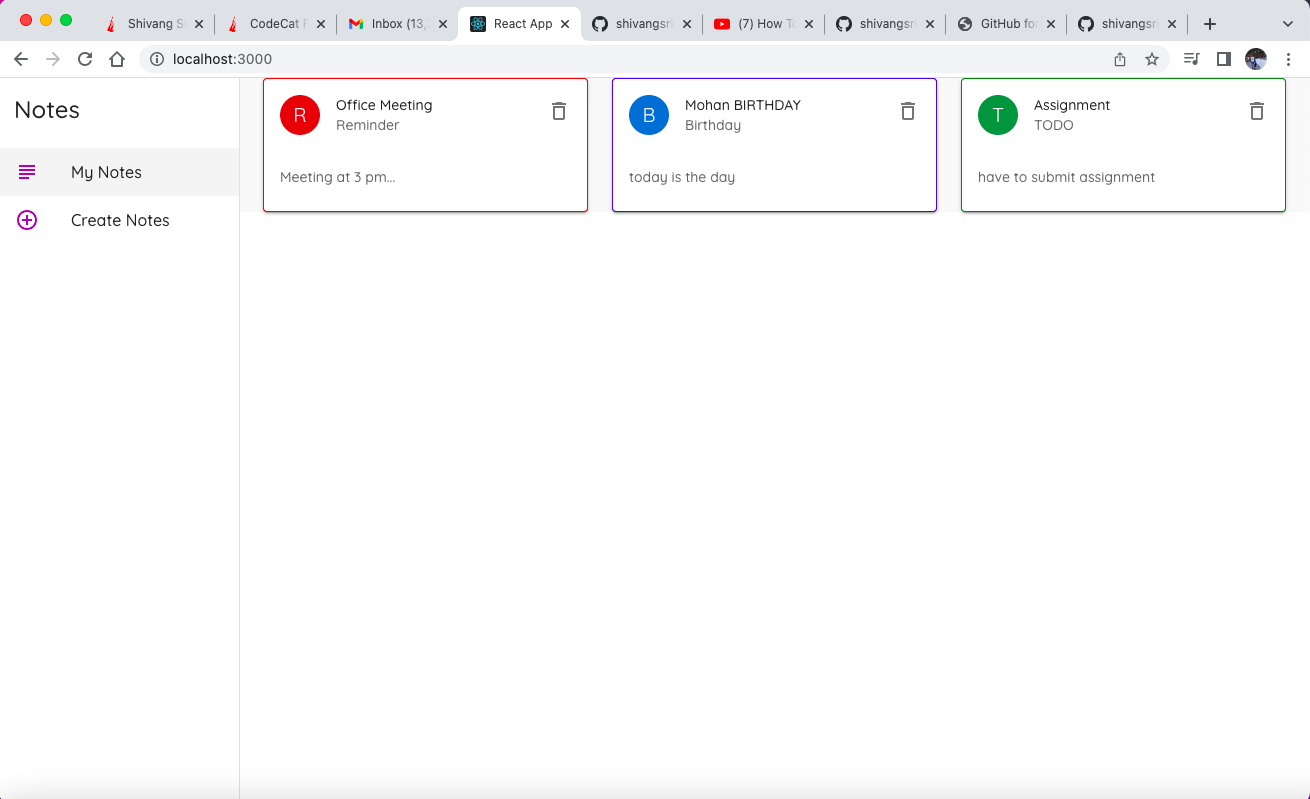 GitHub - shivangsri/material-ui: Notes App for storing notes/todos list ...