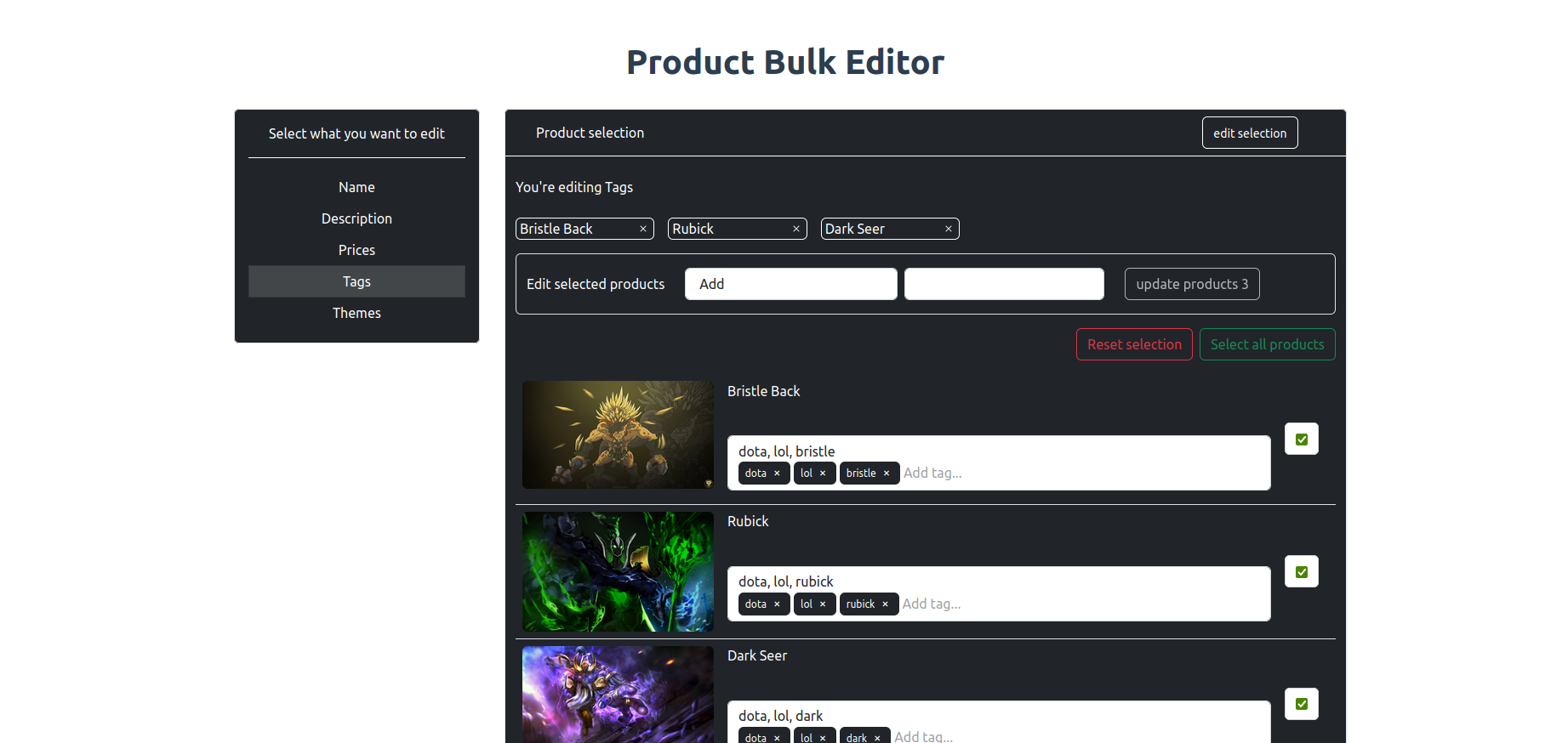 GitHub - symfonyway/bulk-editor