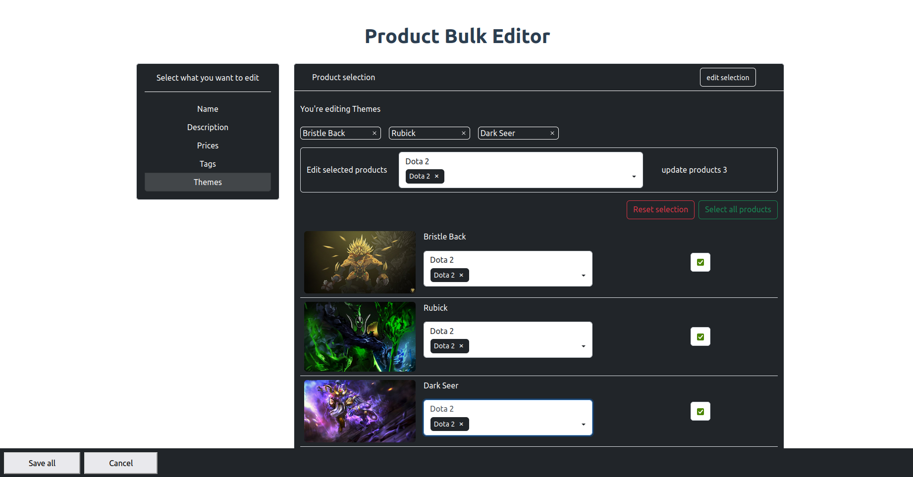 GitHub - symfonyway/bulk-editor