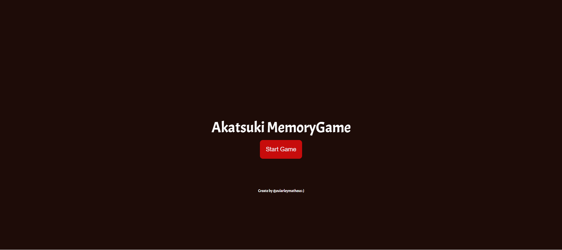 GitHub - iarleymatheus/Akatsuki-MemoryGame: Memory game with Js Vanila