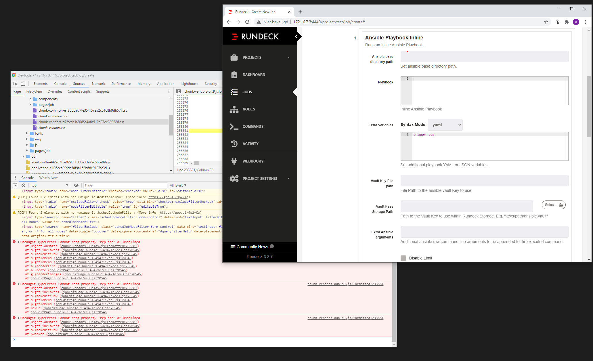 Yaml editor not working when using literal sign · Issue #6670 · rundeck/rundeck · GitHub