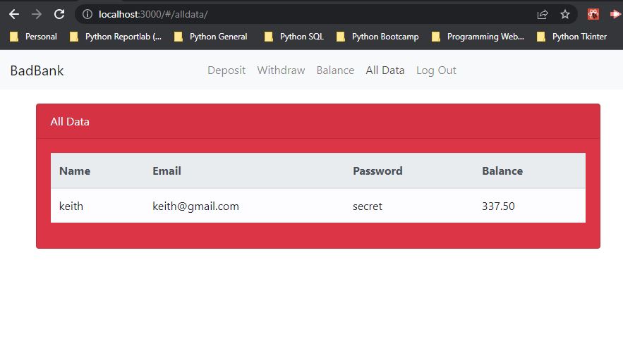 GitHub - Keith-Howard/Good-Bank-Three-Tier-Application