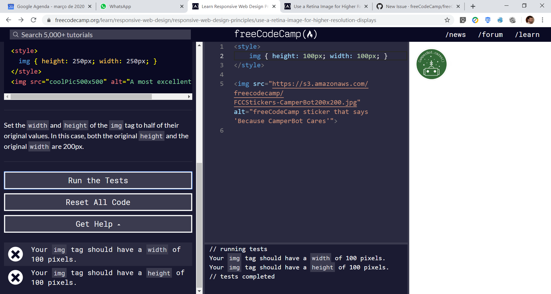 Challenge suite not passing albeit correct solution · Issue #38402 · freeCodeCamp/freeCodeCamp ...