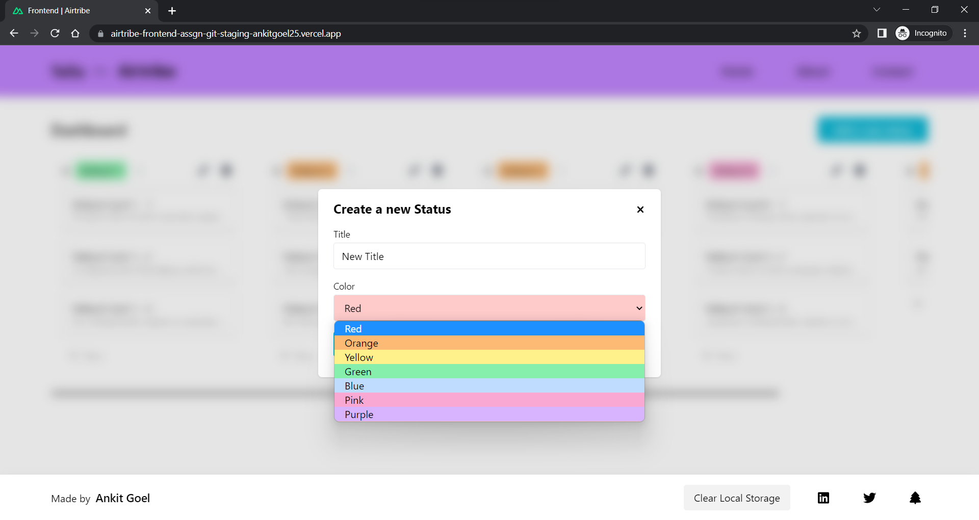 GitHub - ankitgoel25/airtribe-frontend-assgn: Assignment-Frontend for Airtribe