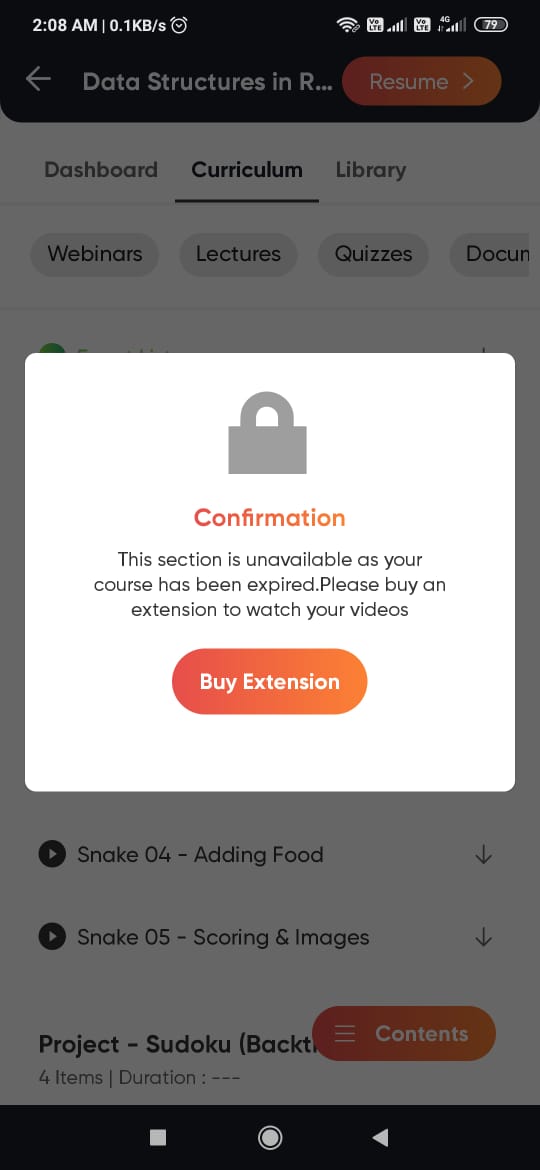 Buy Extension Issue · Issue #738 · coding-blocks/CBOnlineApp · GitHub