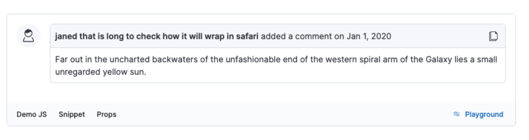 [EuiCommentList] Bug: Long `username` looks odd in Safari · Issue #5142 · elastic/eui · GitHub