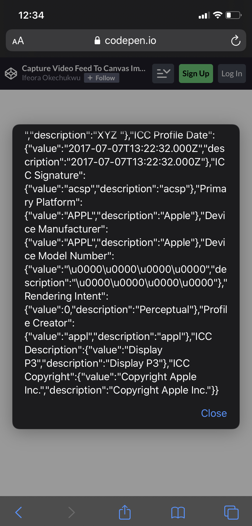 EXIF photo Data: important data missing on iPhone 11 images · Issue #124 · mattiasw/ExifReader ...