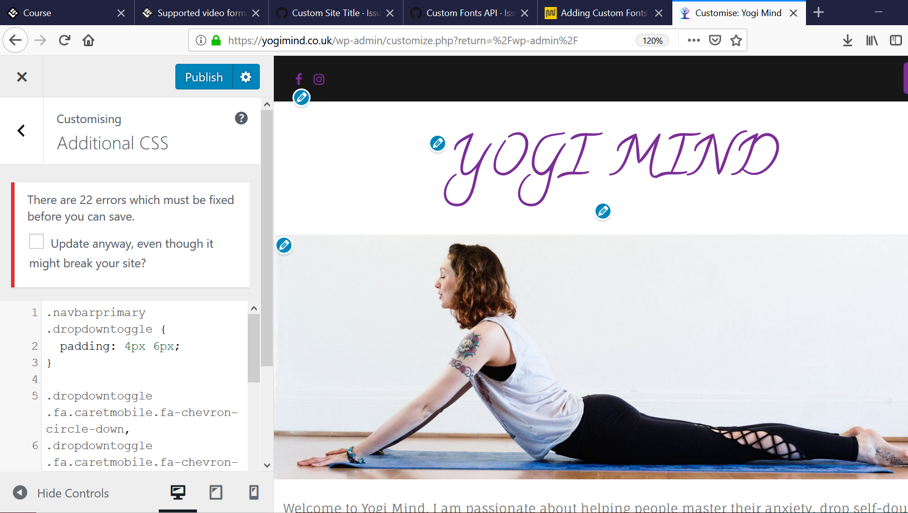 Custom Site Title · Issue #2252 · themeum/kirki · GitHub