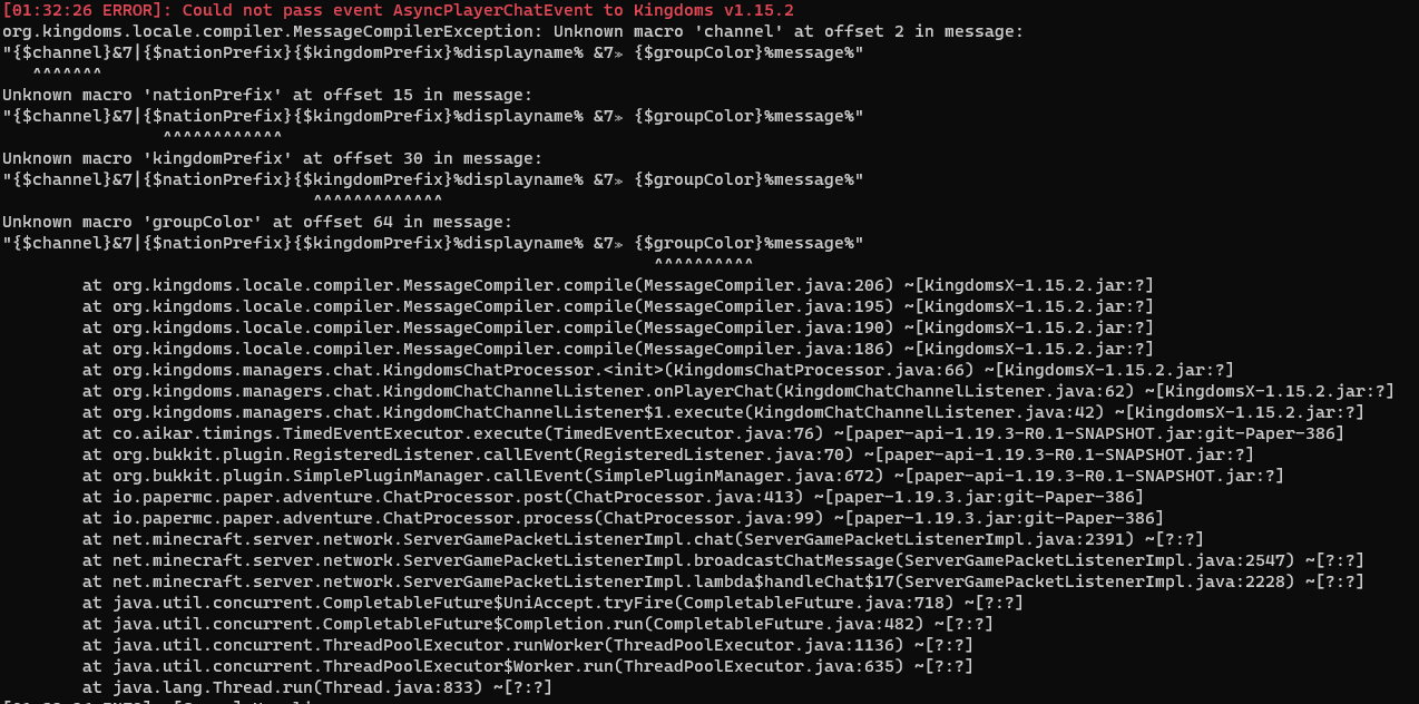Lots of bugs after update · Issue #45 · CryptoMorin/KingdomsX · GitHub