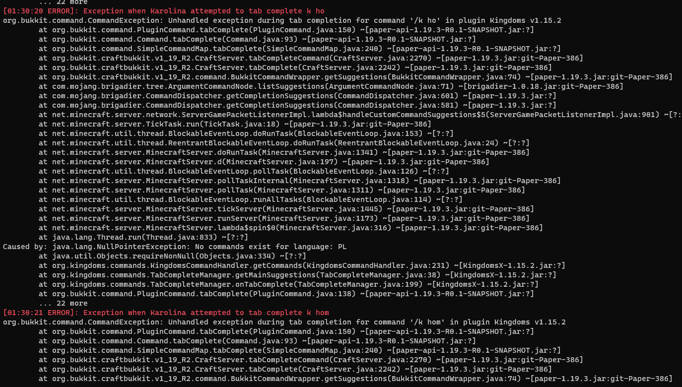 Lots of bugs after update · Issue #45 · CryptoMorin/KingdomsX · GitHub