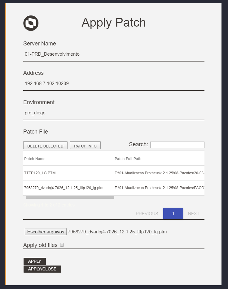 Erro ao aplicar mais de um patch ao mesmo tempo. · Issue #296 · totvs/tds-vscode · GitHub