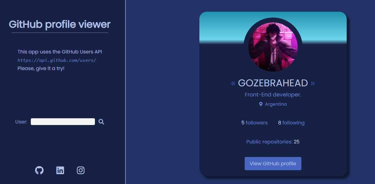 GitHub - GOZEBRAHEAD/github-profile-viewer: :octocat: This app allows you to see the data of any ...