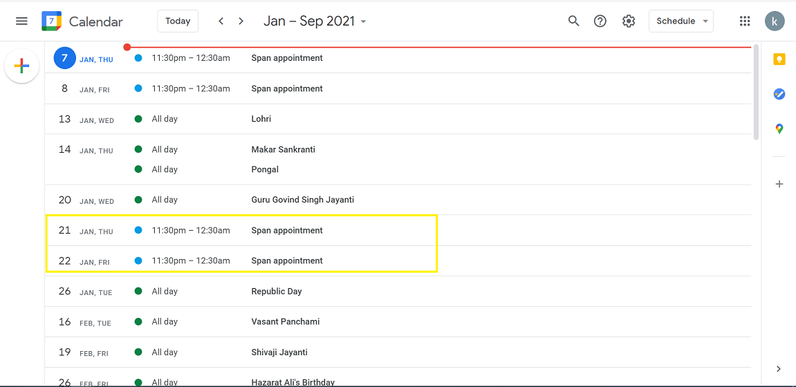 [syncfusion_flutter_calendar] Missing special 2-day span case. · Issue #106 · syncfusion/flutter ...