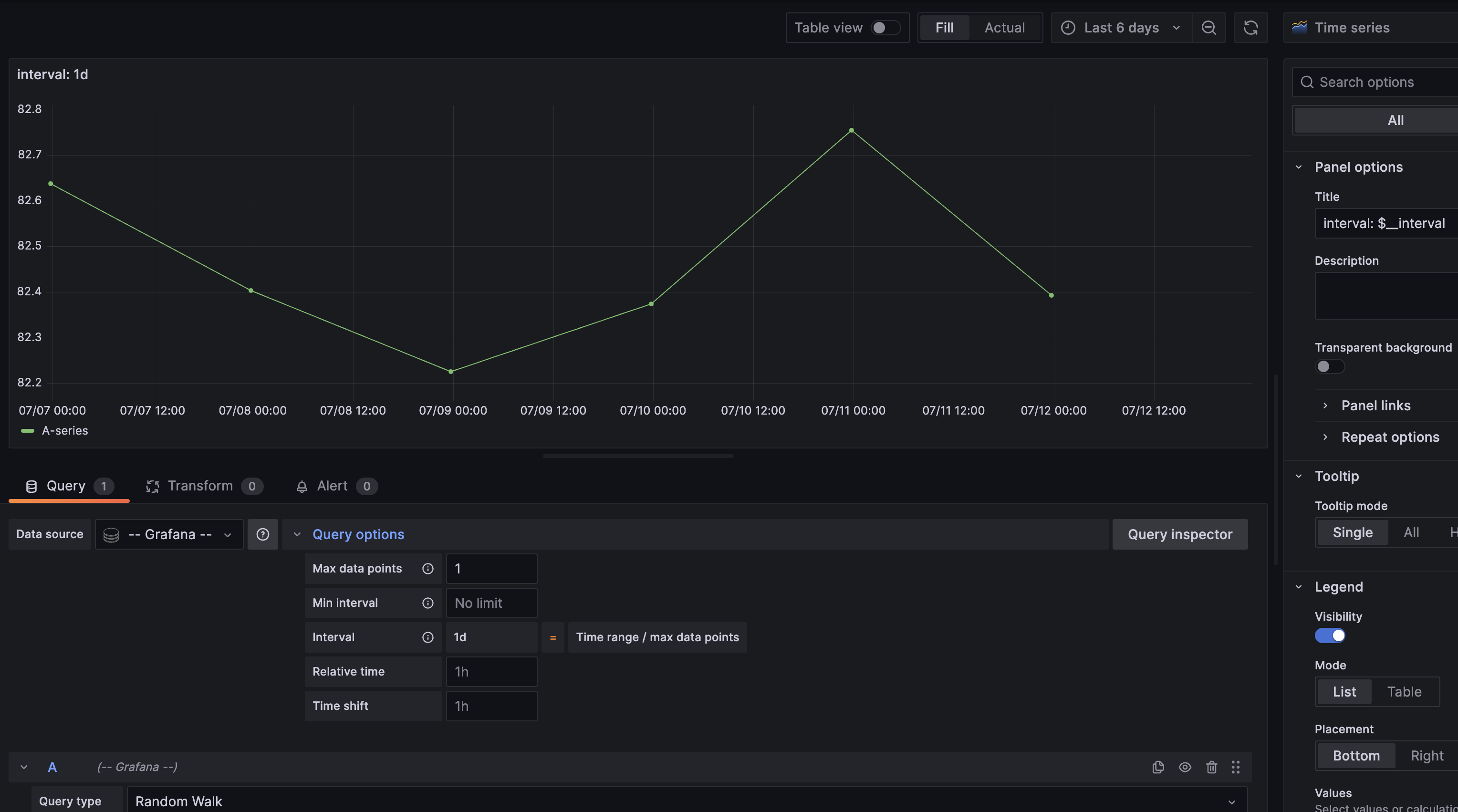 Dashboard Invalid Time Interval When Max Data Point Is One · Issue 71504 · Grafana Grafana