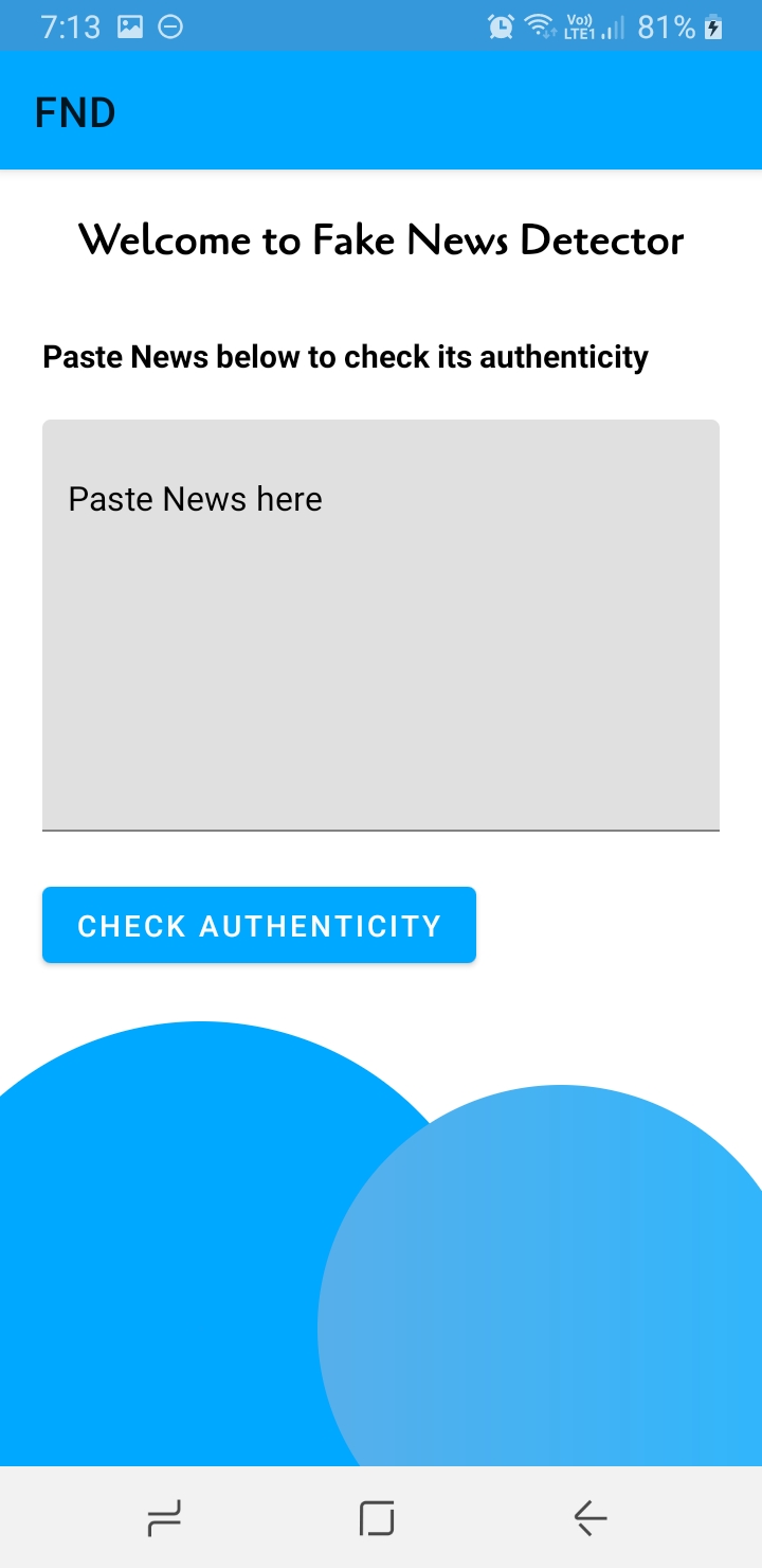 GitHub - ritish099/Fake-News-Detector
