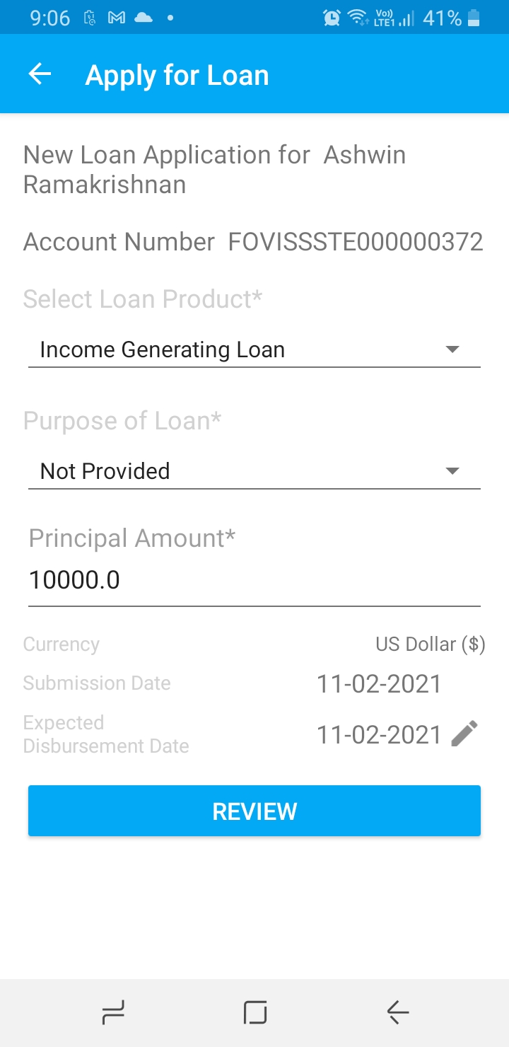 Minor Ui Tweak In Apply Loan Screen · Issue 1714 · Openmf Mifos Mobile · Github