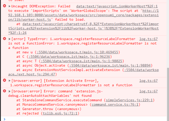 [BUG] 执行报错。 · Issue #565 · opensumi/core · GitHub