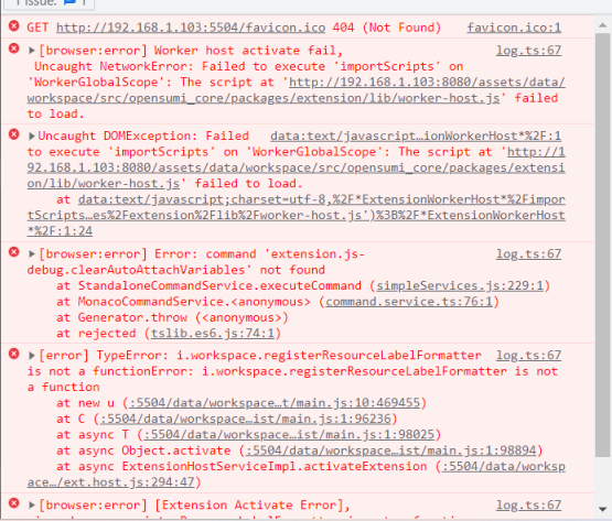 [BUG] 执行报错。 · Issue #565 · opensumi/core · GitHub