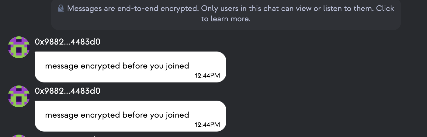 Add Custom Message Content Response When A User Tries To Decrypt Grp Chat Messages Created 
