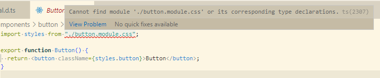 🐛 Bug Css Modules Import Typescript Error · Issue 167 · Withastrolanguage Tools · Github