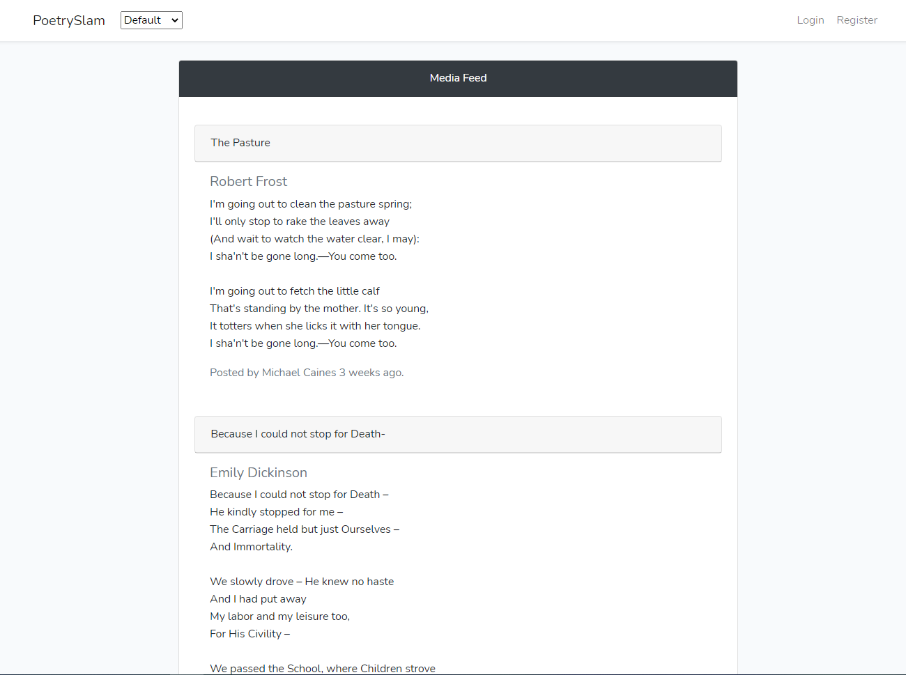 GitHub - adamhemeon/PoetrySlam: Nova Scotia Community College INET2005 ...