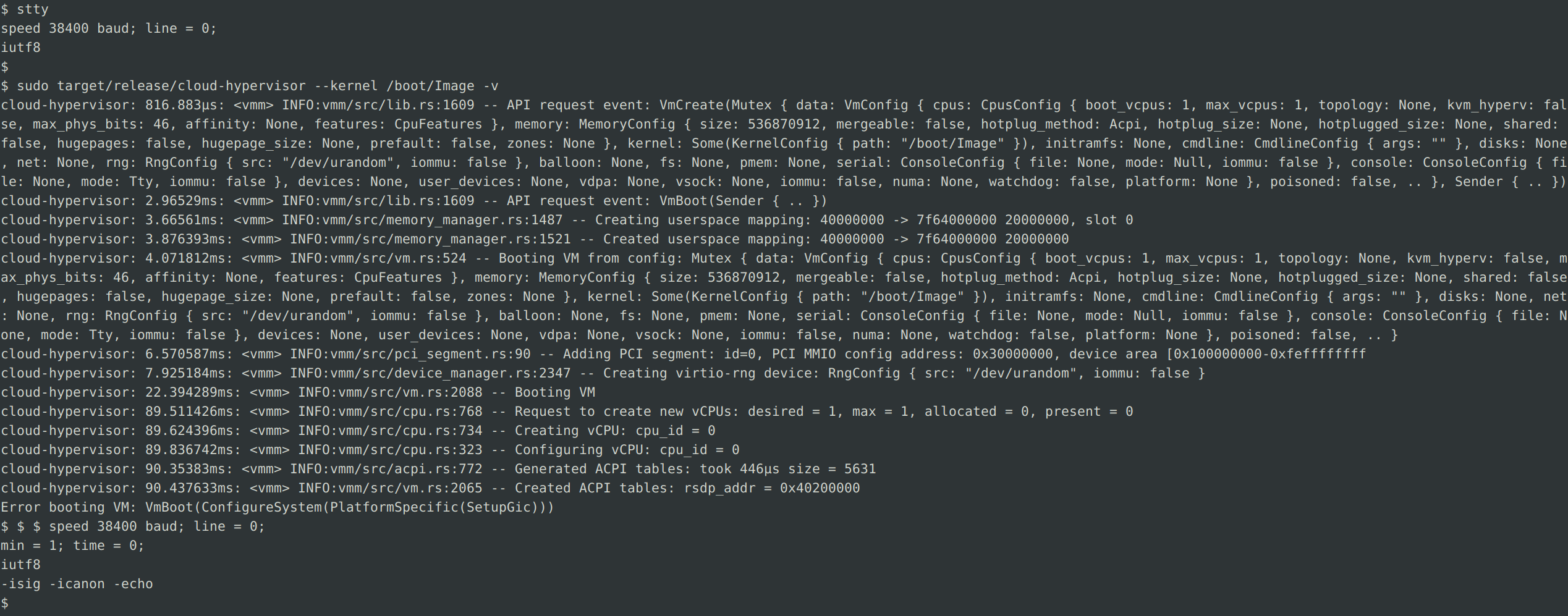 No terminal reset/status restore after error · Issue #4248 · cloud-hypervisor/cloud-hypervisor ...
