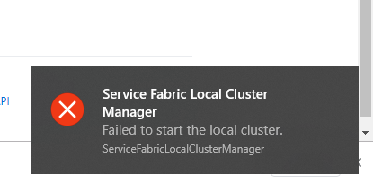 Failed to start the local cluster manager · Issue #408 · microsoft ...