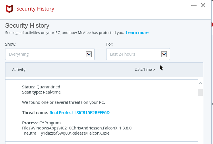 McAfee is reporting this as a virus. · Issue #144 · ChrisAnd1998 ...