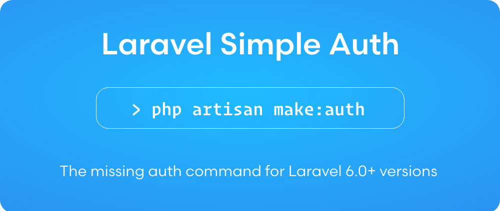 GitHub - dasundev/laravel-simple-auth at laravelnews