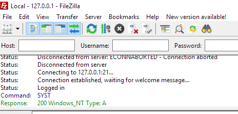 File system type not communicated correctly · Issue #46 · FubarDevelopment/FtpServer · GitHub