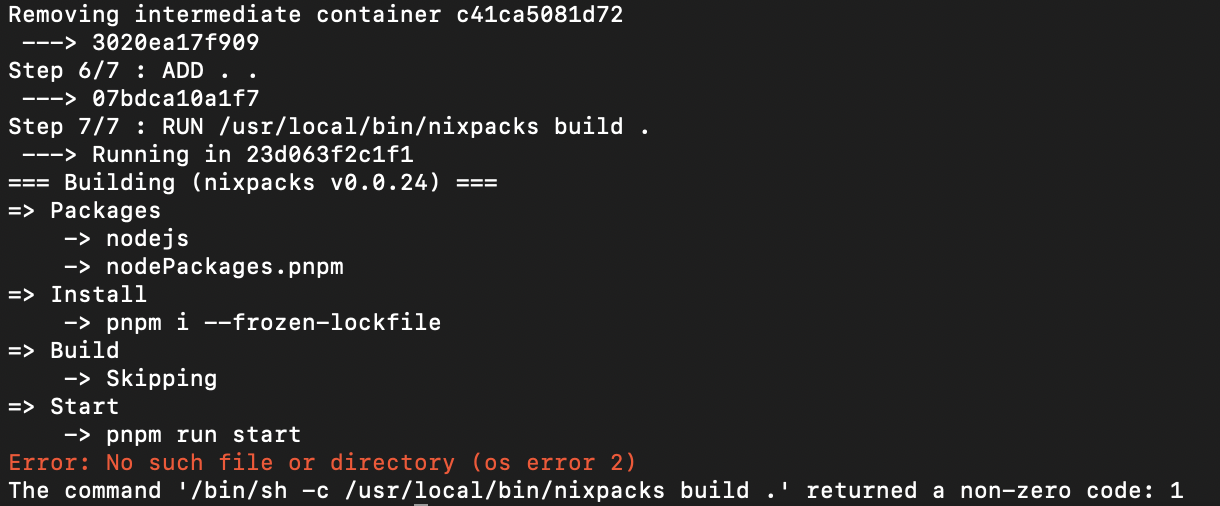 Docker in Docker usage Fails due to Filename max size · Issue #212 · railwayapp/nixpacks · GitHub