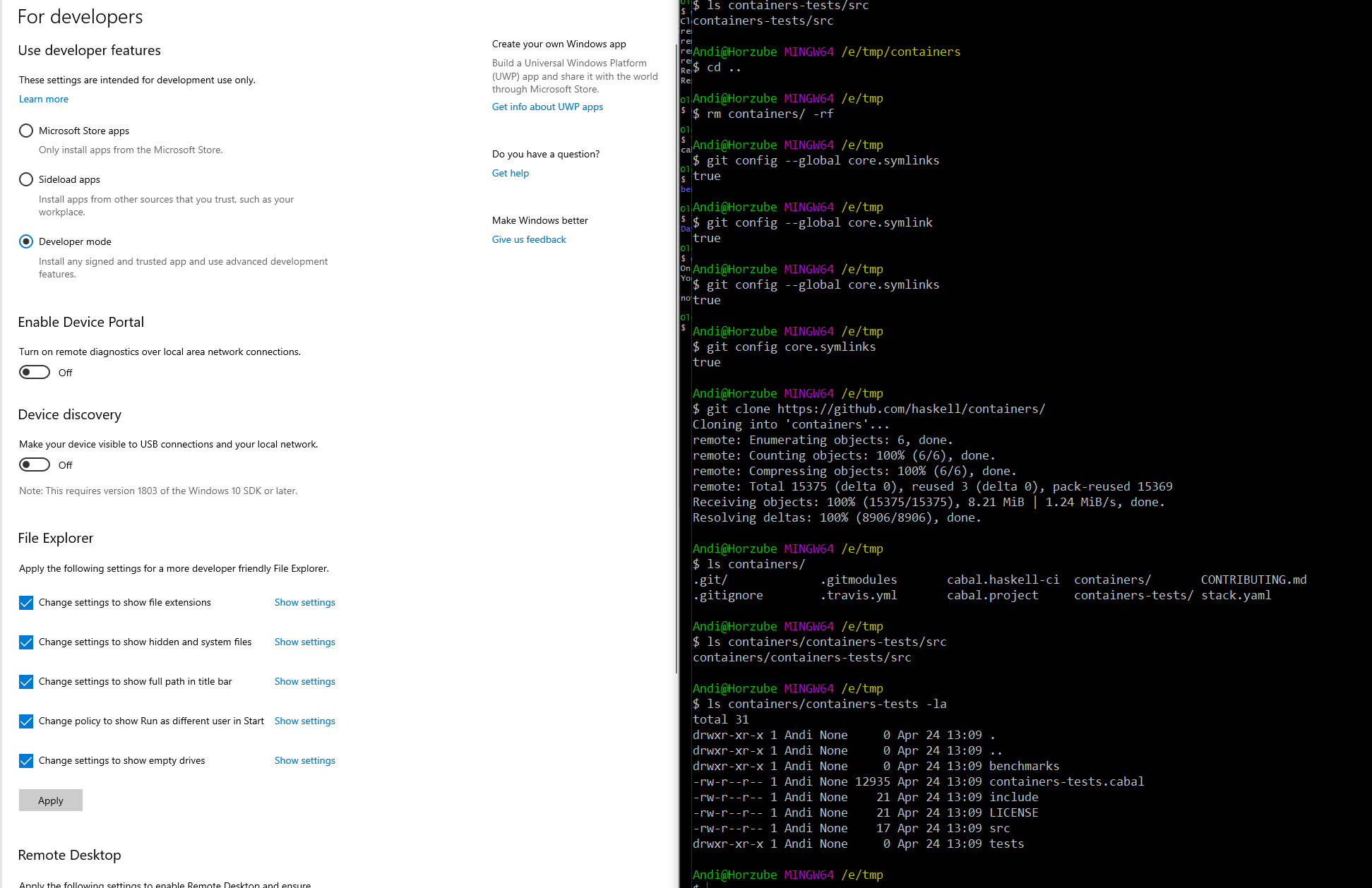 Useage Of Symlinks Makes Running The Benchmarks On Windows A Pita · Issue 630 · Haskell