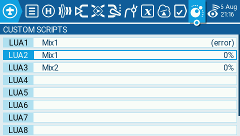 Custom Scripts don't see Lua outputs name · Issue #591 · EdgeTX/edgetx ...