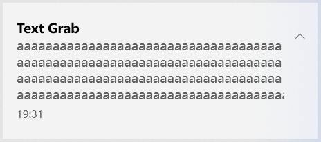 If the OCR result is too long, Text Grab will fail to show the toast notification · Issue #198 ...