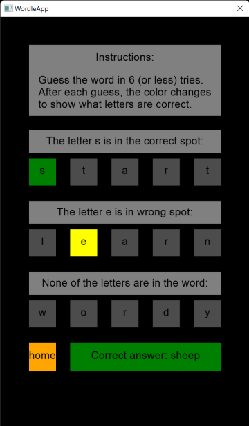 GitHub - emilybready27/WordleGame