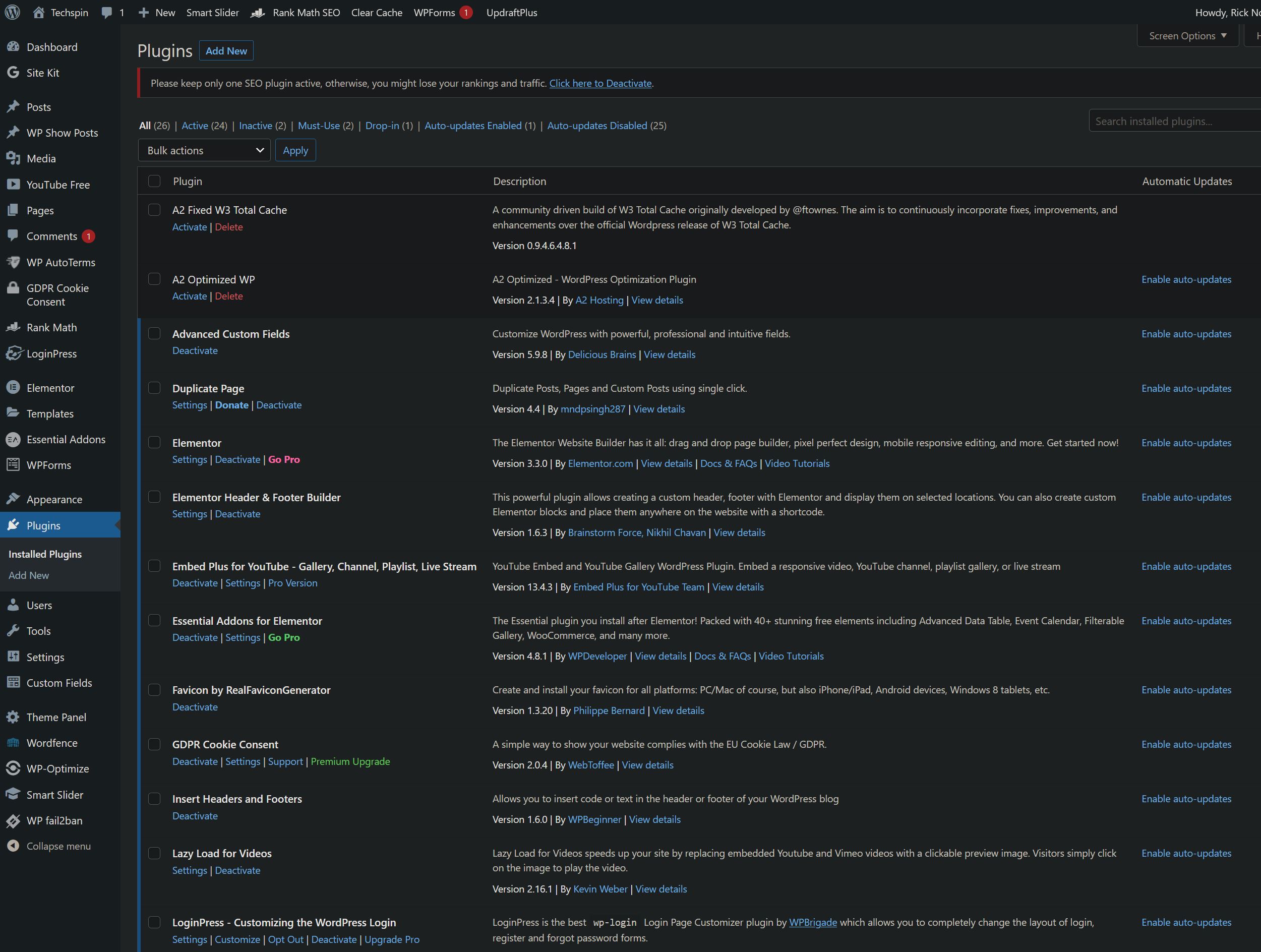 "Please keep only one SEO plugin active" issue with Rank Math 1.0.68 · Issue #2991 · johngodley ...