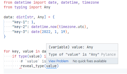 `type()` is not correctly narrowing type inside `if` block · Issue ...